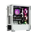 Velztorm White Fultix Custom Built Gaming Desktop PC (AMD Ryzen 5-5500 ...