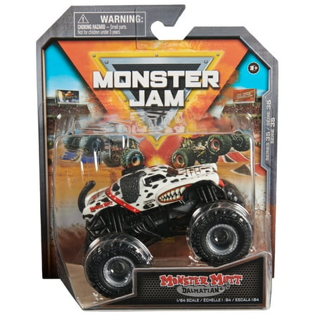 Monster Jam, Official 1:64 Scale Monster Mutt Golden Die-Cast Truck ...