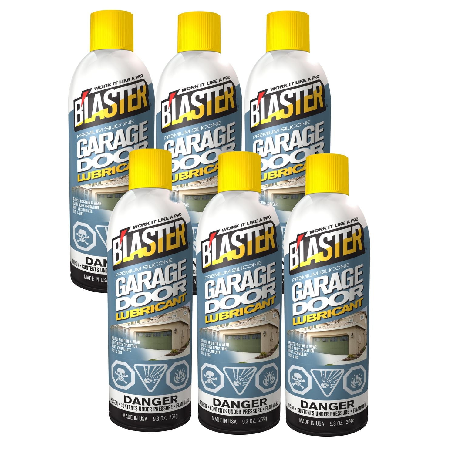 Click here for Blaster Blaster Garage Door Lubricant 6-Pack 11oz prices