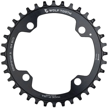 Wolf Tooth Drop Stop A Chainrings 36t 104 BCD 9/10/11/12-Speed 60g ...