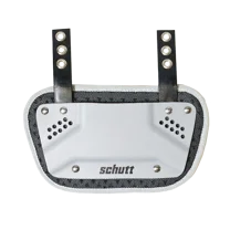 O Shield Adult Fit Golden Cross Chrome Football Back Plate, Lightweight ...