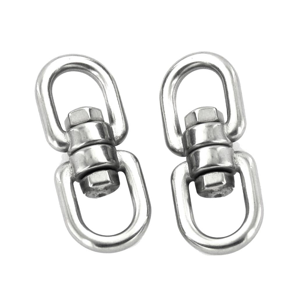 2x Rotation Quick Release Buckle Carabiner for Outdoor Climbing Hiking ...