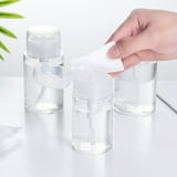 Darzheoy Push Down Pump Dispenser, Clear Small Plastic Travel Bottle ...