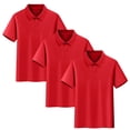 Afuyipoi 3-PC Boys Girls School Uniform Polos (For 3-17), Short Sleeve ...
