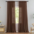 Stone Blue Back Tab Curtains 144 Inches Extra Long Ceiling to Floor for ...