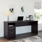 Cabot Modern 60W L Desk with Hutch, includes File Drawer and Storage ...