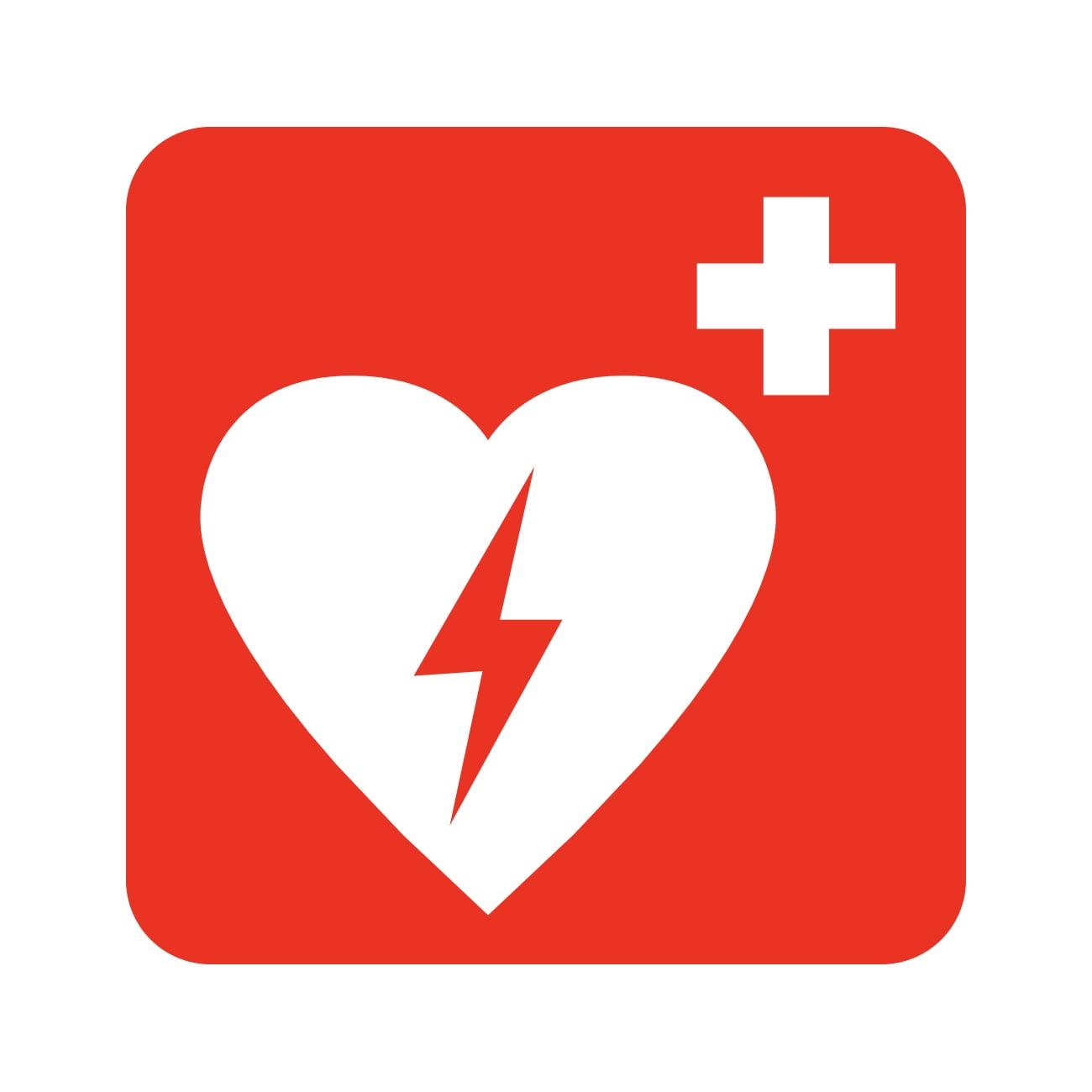 Defibrillator Sticker Decal Die Cut - Self Adhesive Vinyl ...
