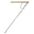 Attic Ladder Foldable 350lb Capacity, 22.5" x 63", Aluminum Extension ...