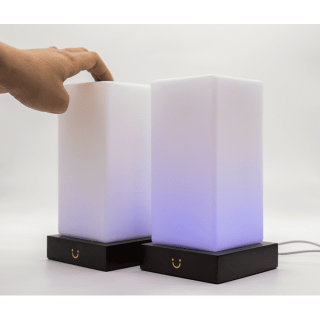 Modern Friendship Lamp - Tower Wood & Glass Design | Long Distance ...