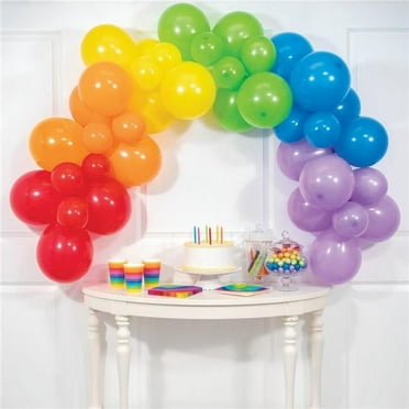 Creative Converting 360443 16 ft. Balloon Garland Kit, Blue & Green ...