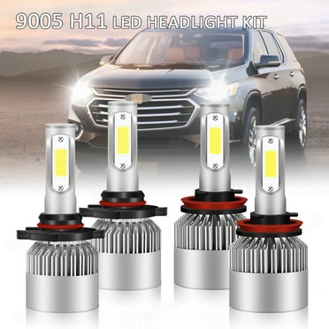 BSBSDJB For Chevy Traverse 2009-2012 LED Automotive Bulb High Low Beam ...