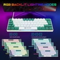 MAGIC-REFINER MK21 AKKO, Wired Mechanical Keyboard with RGB, PBT ...
