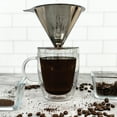 THE LONDON SIP CD3 Stainless Steel Coffee Dripper, 1 to 4 Cups ...