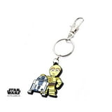 R2-D2 and C-3PO Stainless Steel Key Chain - Walmart.com