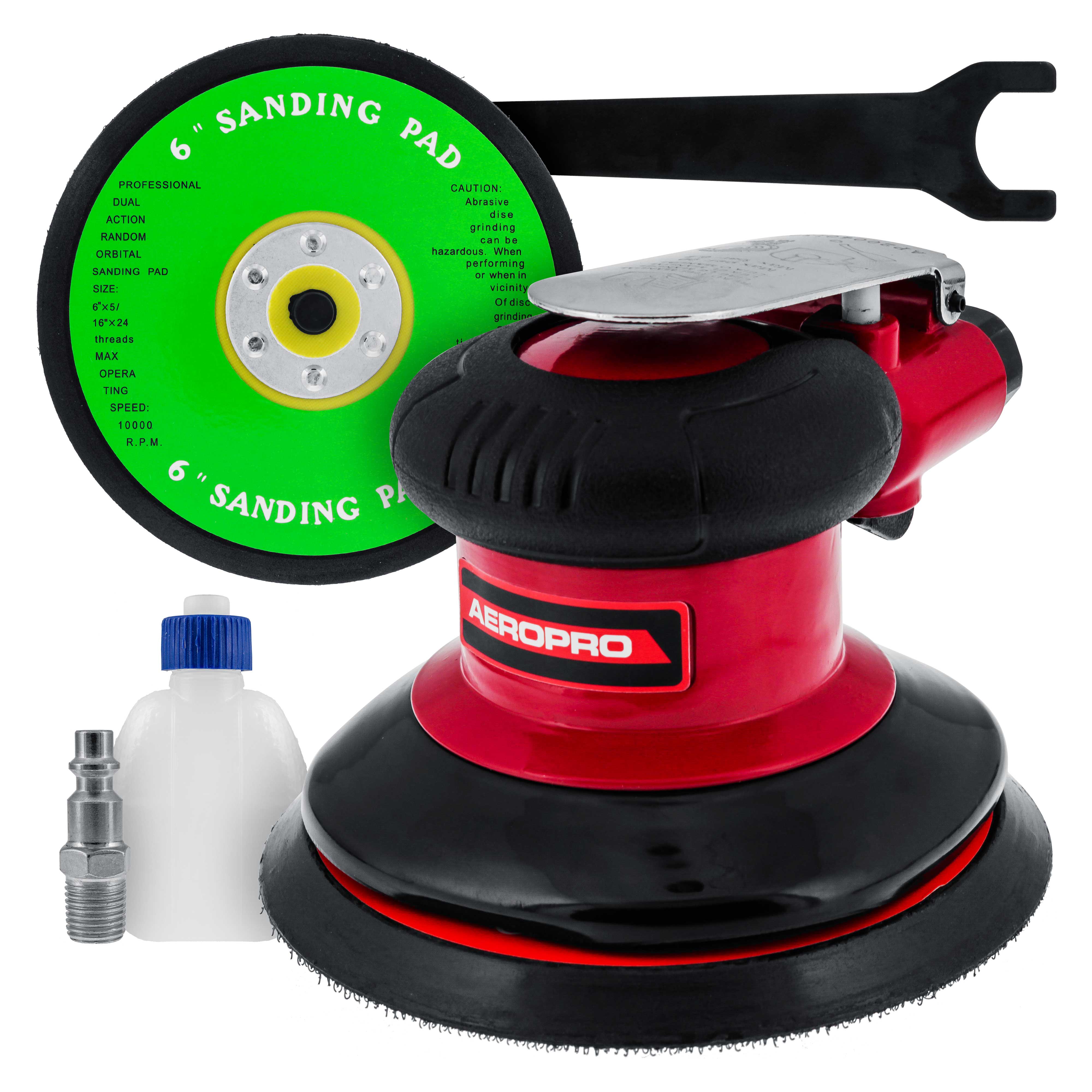 Professional Heavy Duty 6 Dual Action Random Orbit Air Palm Sander Professional Heavy Duty 6 Dual Action Random Orbit Air Palm Sander