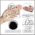 Acrylic Decoration for Home Living Room and Bedroom Heart with Word ...