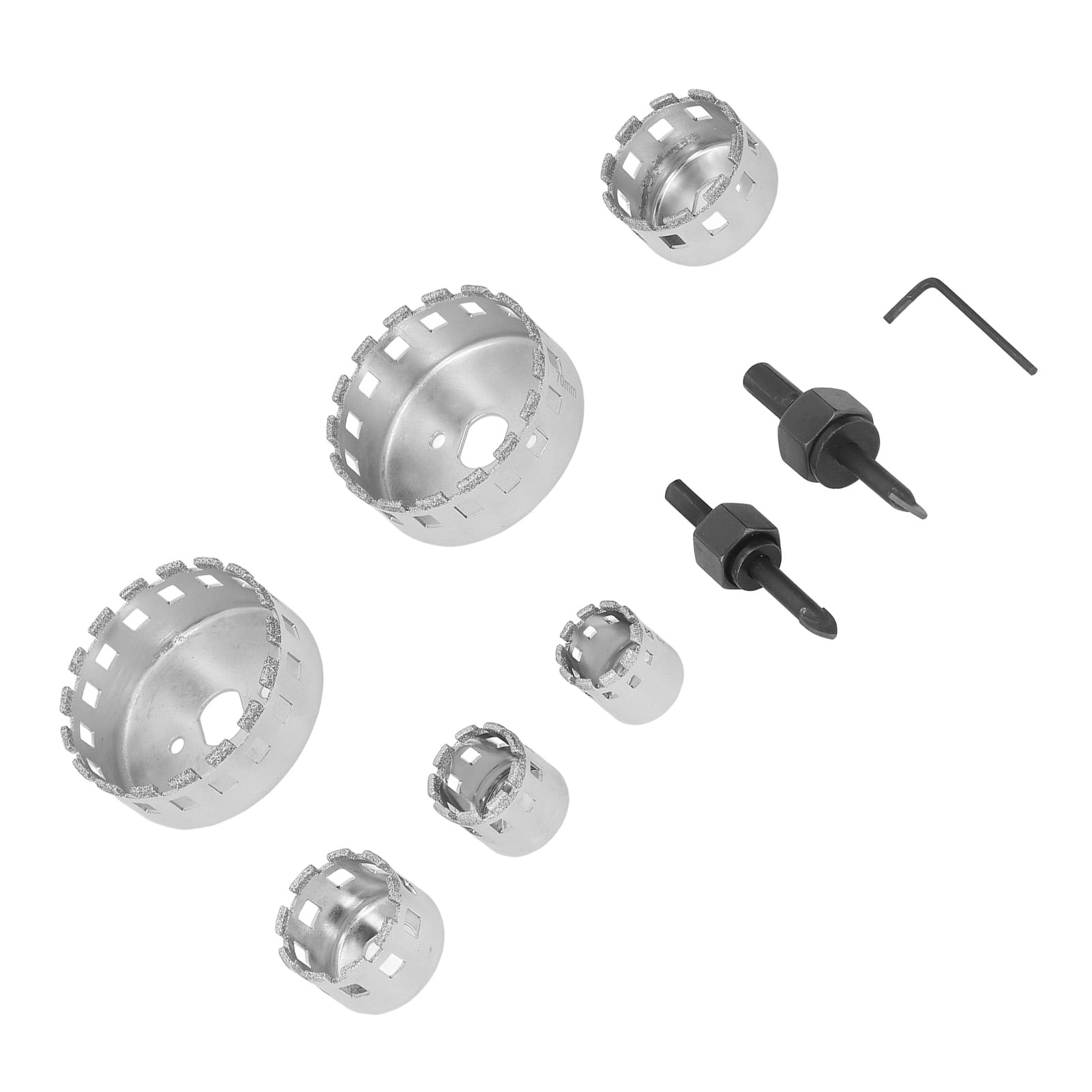 Hole Saw Set Sawtooth Design Fast Chip Removal Positioning Center Drill ...