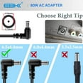 EBK DC 19V Power Supply Charger AC Adapter for Samsung TV & LG Monitor ...