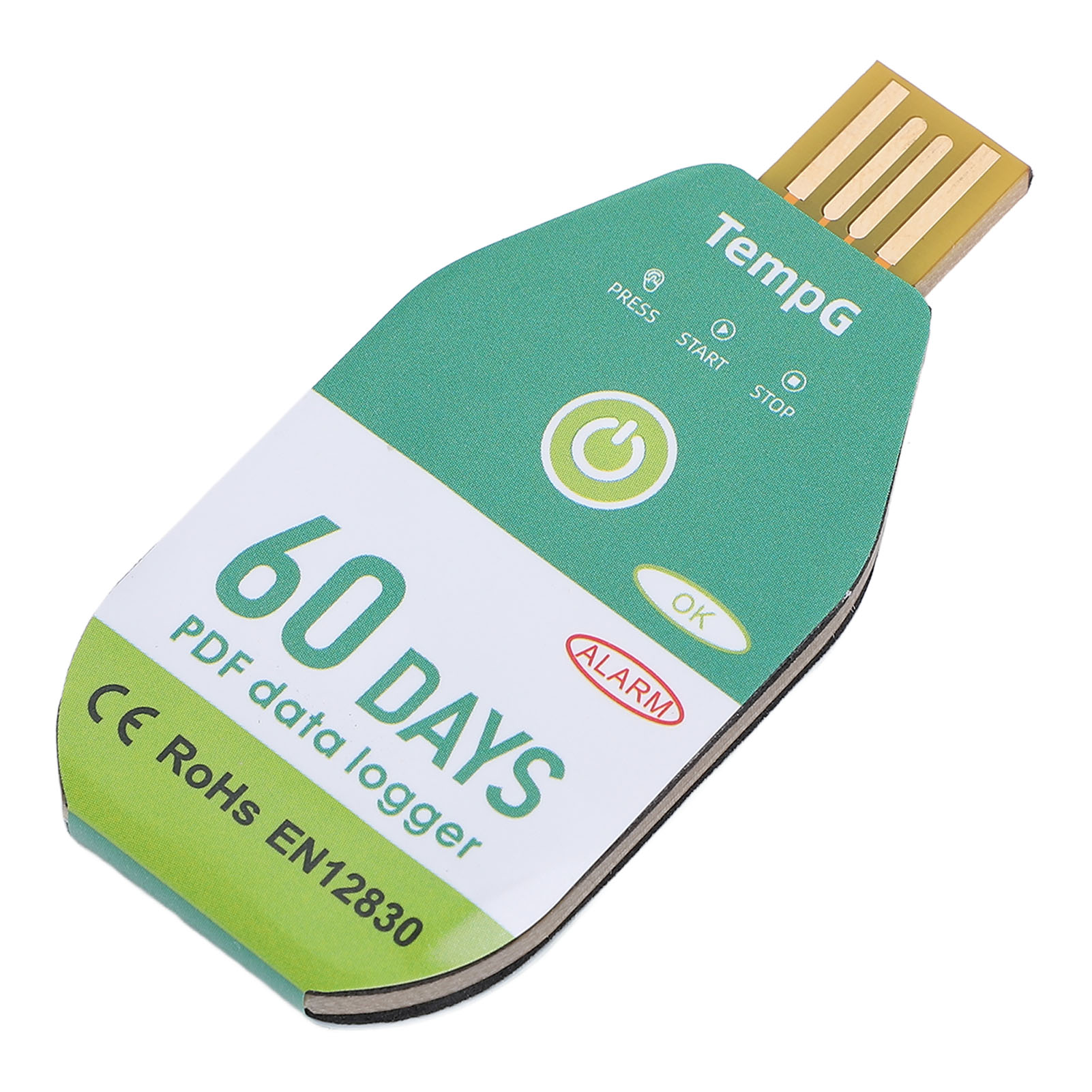 USB Temperature Data Logger Recorder, IP67 Water Resistant Disposable ...