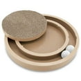 Natural Wood Scratch and Spin Cat and Kitten Tunnel and Track Toy ...