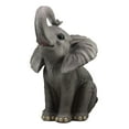 Ebros Home Figurines: Ruby The Elephant Sitting Pretty Large Statue, 17 ...