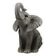 Ebros Ruby The Elephant Sitting Pretty with Trunk Up Large Statue 17 ...