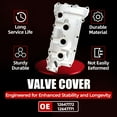 MITZONE Upgrade Aluminum Valve Cover Kit Compatible with Chevy Camaro ...