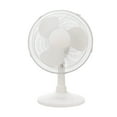 Mainstays 12" 3-Speed Oscillating Table Fan, Model## FT30-13PW, White ...