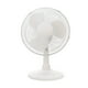 Mainstays 12" 3-Speed Oscillating Table Fan, Model## FT30-13PW, White ...