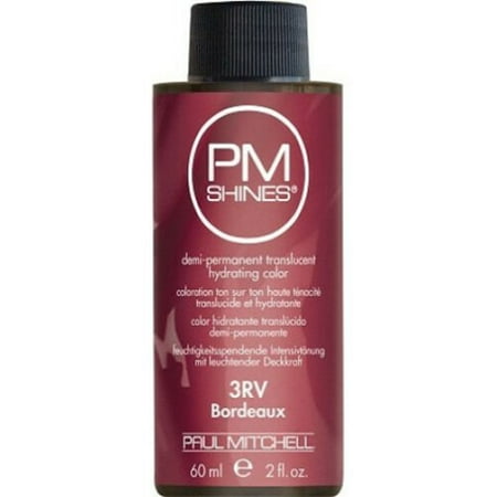 PAUL MITCHELL SHINES 3RV BORDEAUX DEMI-PERMANENT HYDRATING COLOR 60ML ...