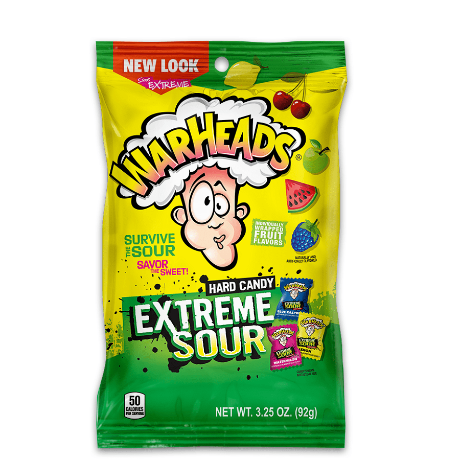 Warheads Extreme Sour Hard Candy, 3.25 oz - Walmart.com - Walmart.com