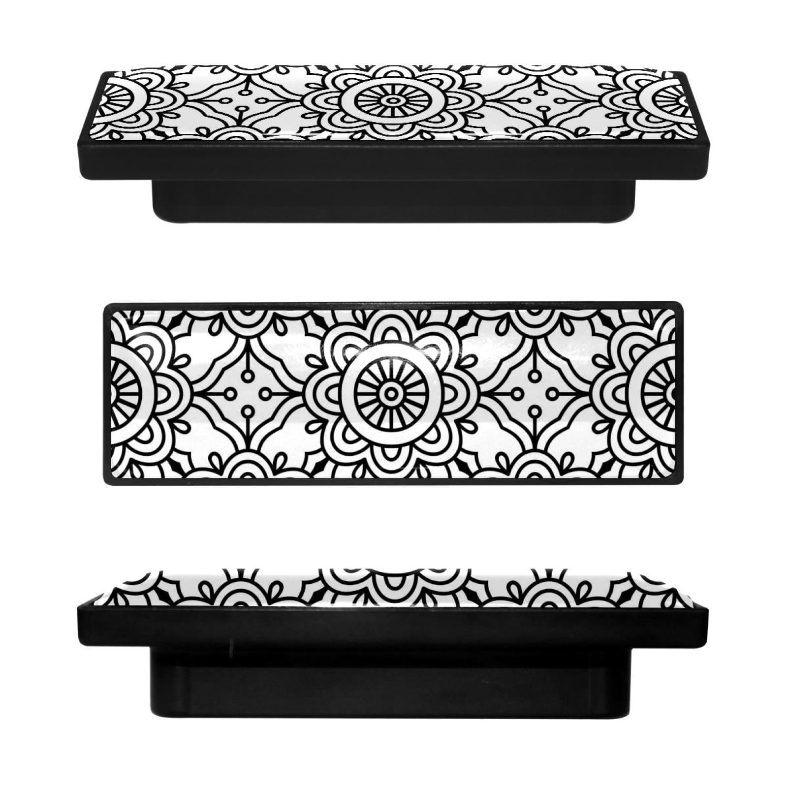 4 Pcs Rectangle Cabinet Handle Cupboard Knob Drawer Pulls Handle ...