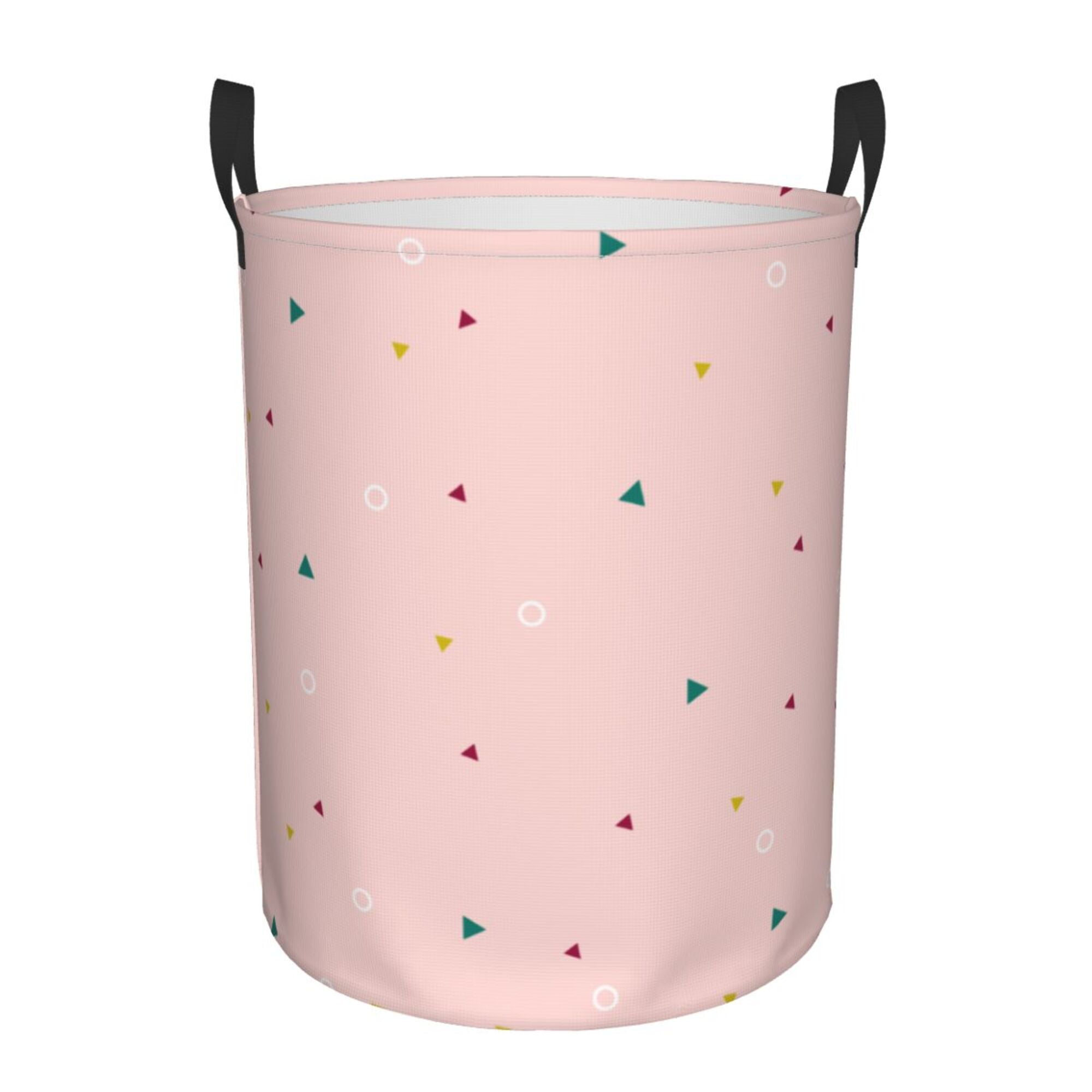TEQUAN Waterproof Laundry Hampers, Simple Fresh Geometric Triangle ...