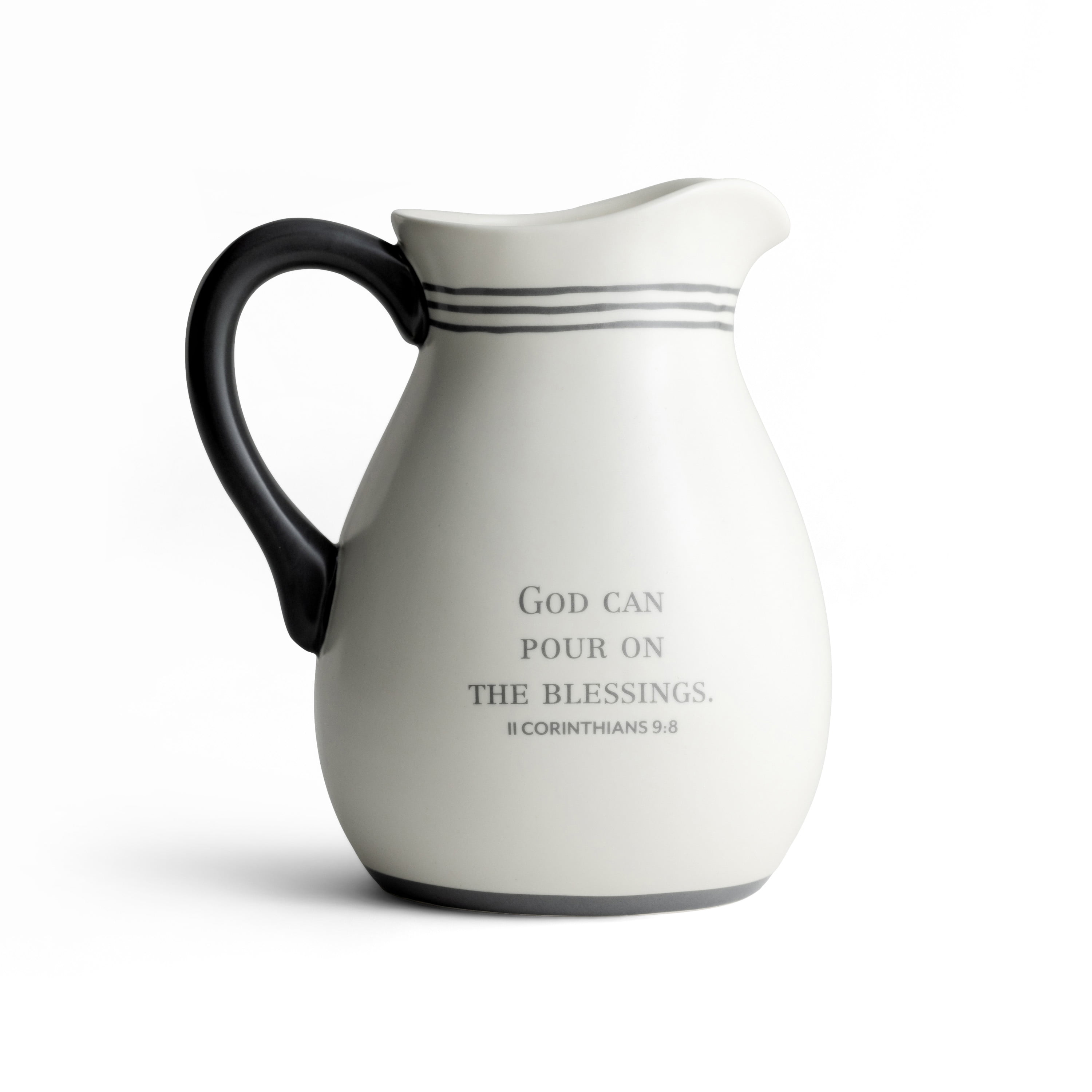 DaySpring - God Can Pour On The Blessings Ceramic Pitcher - 54oz ...