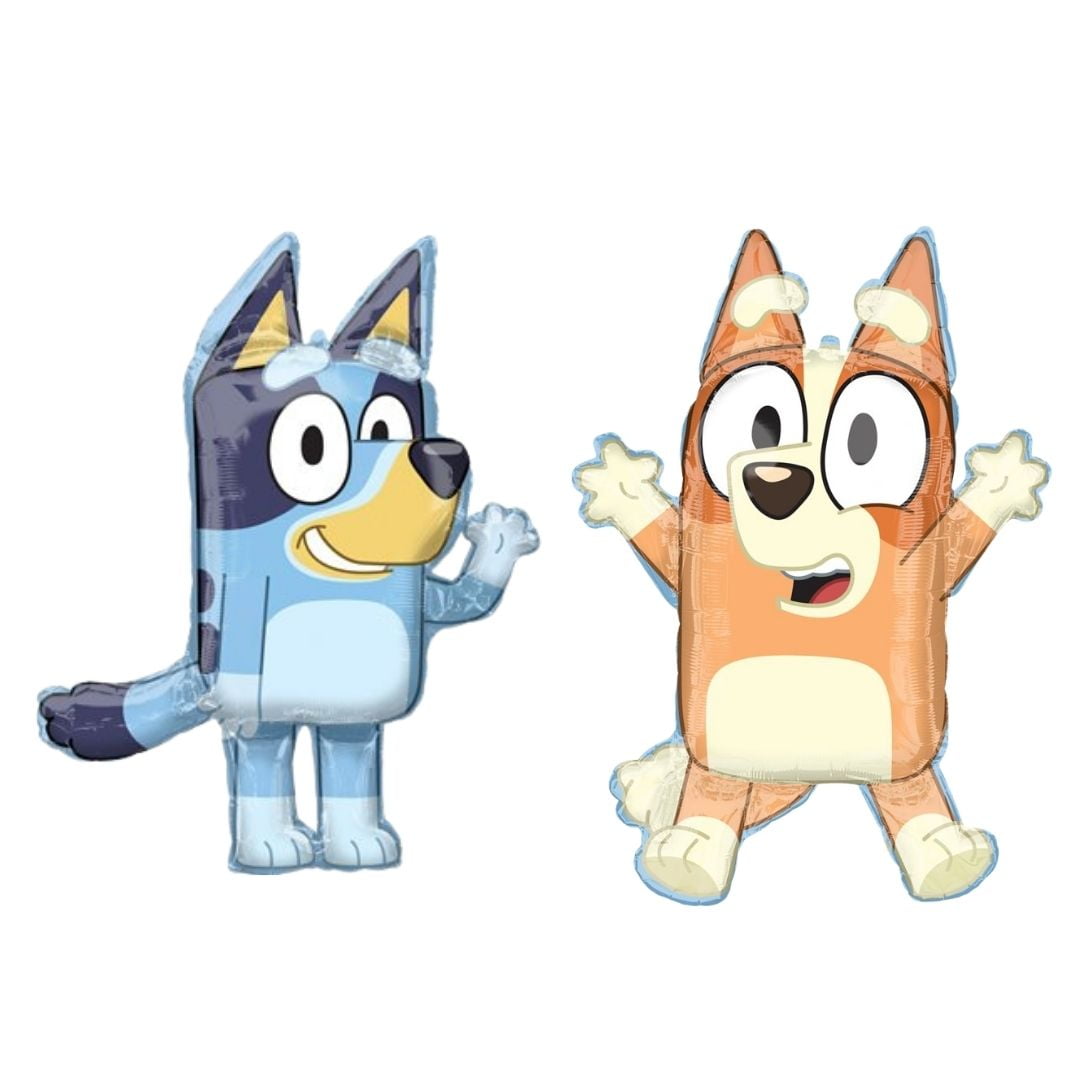 Click here for Momentko Bluey & Bingo Foil Balloon Bundle - 24″×3... prices