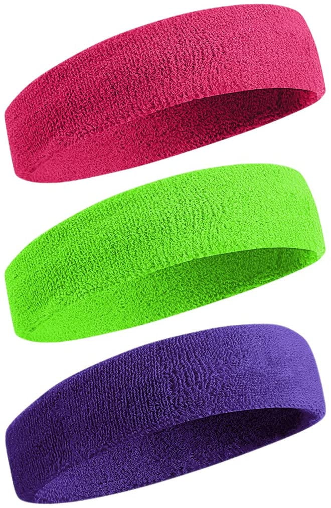 Sweatbands Sports Headband For Men And Women Moisture Wicking Athletic