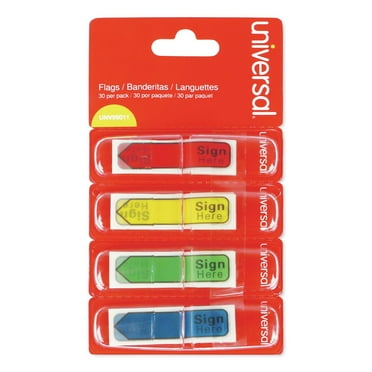 Post-it Arrow Combo Flags, 1/2" Wide, Assorted Colors, 252 Flags ...
