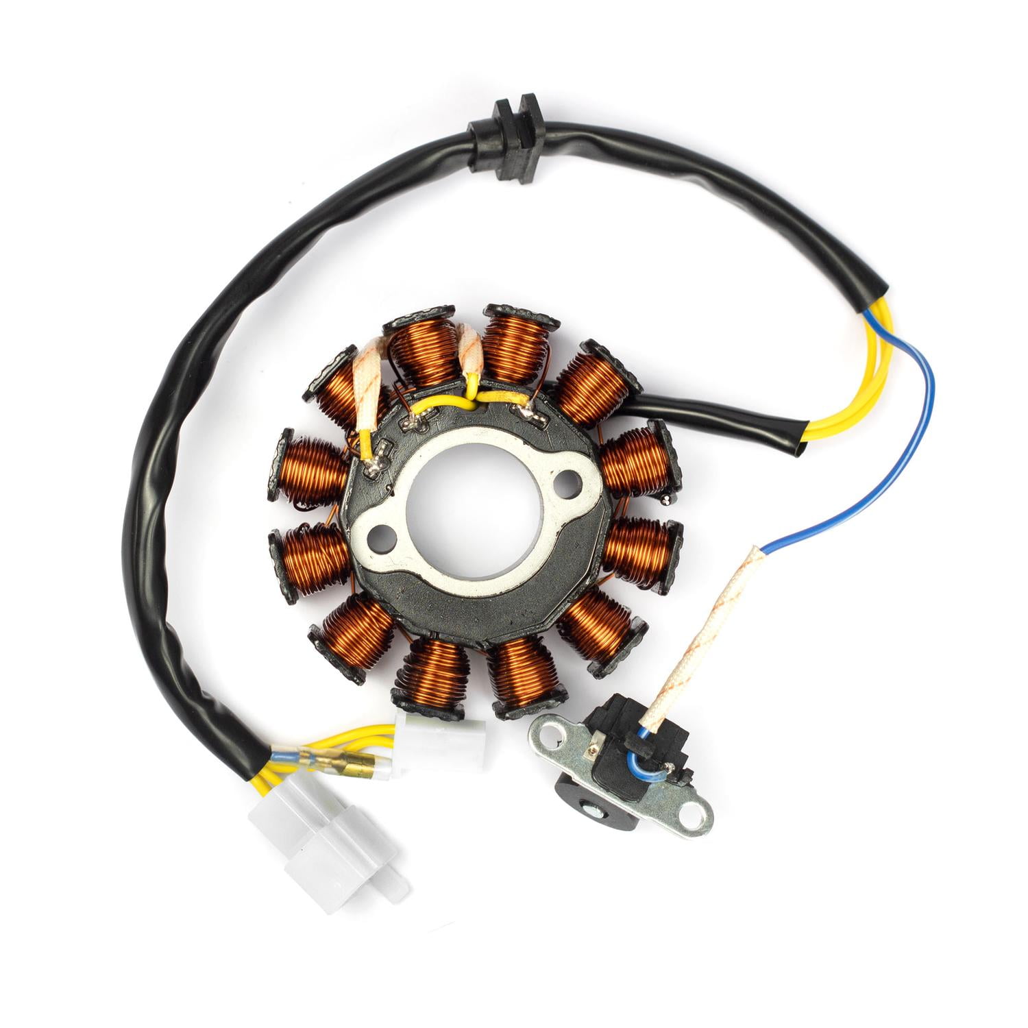 Estator Generador 12 Bobinas Para Moto Gts175 Trn150 negro Kinlley STD ...