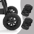 4pcs Baby Stroller Wheel Cover - Noise Reducing & Anti-Scratch Cart ...