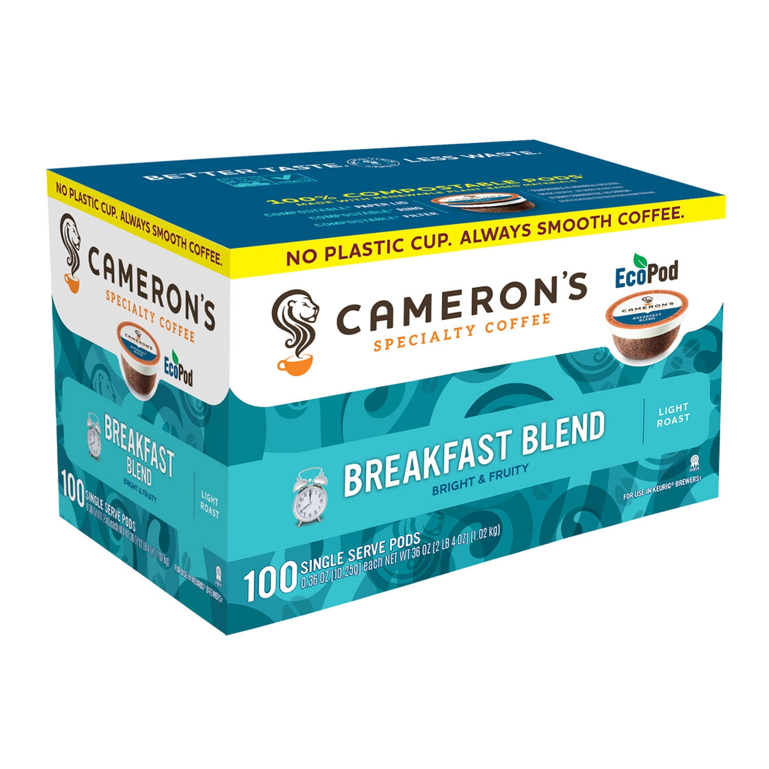 Cameron's Coffee Single-Serve Cups, Breakfast Blend (100 ct.) - Walmart.com