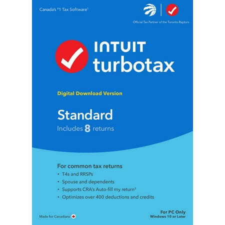 Intuit TurboTax Standard 2023 - 8 Returns - Bilingual - Windows - CD ...