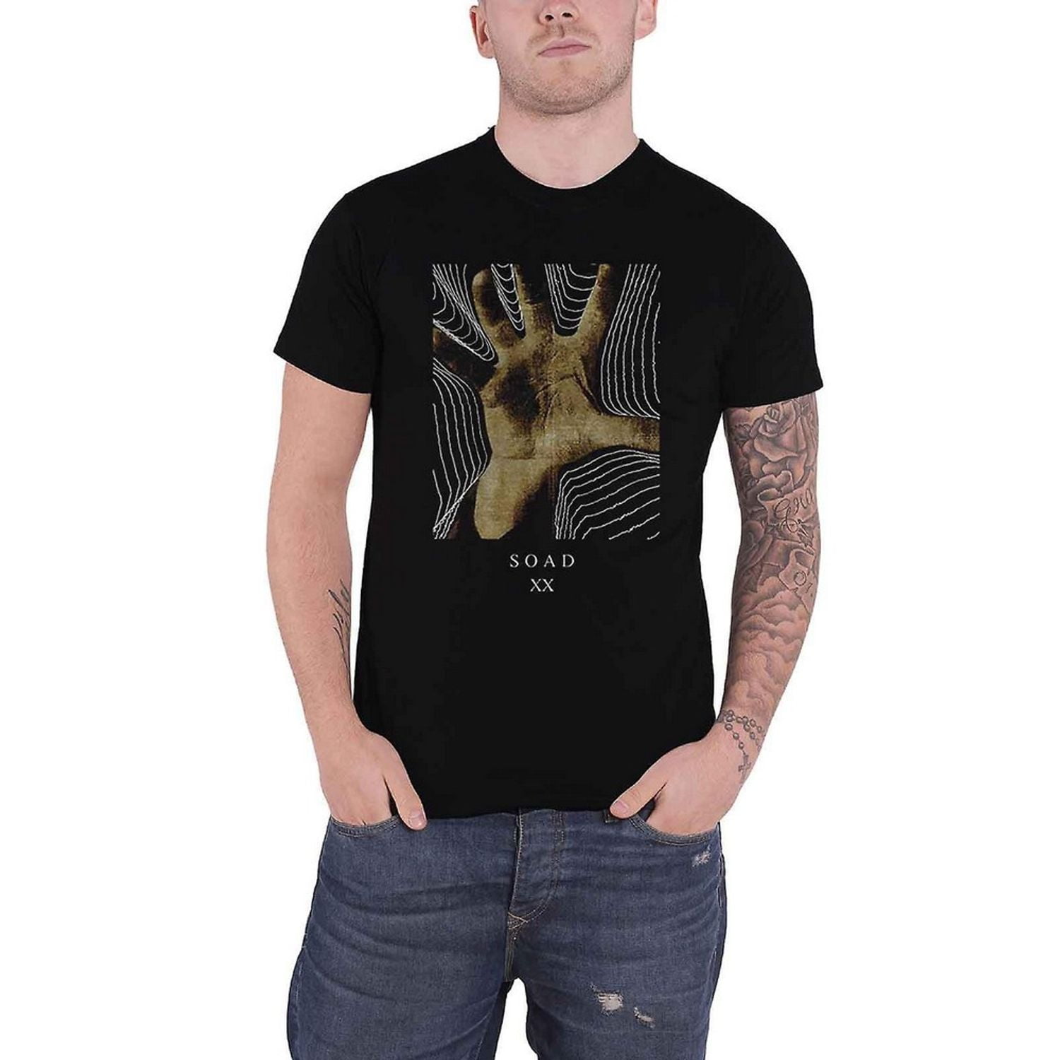 Click here for System Of A Down Adult 20 Years Hand T-Shirt M prices
