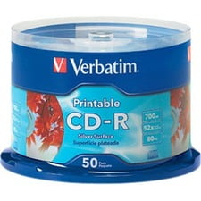 Click here for Verbatim Ver95005 Cd Recordable Media 120 Mm prices