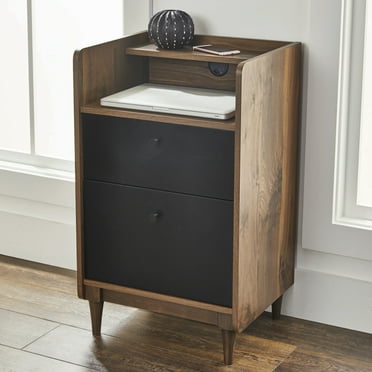Linon Tracey File Cabinet, Grey, 27 inches Tall - Walmart.com