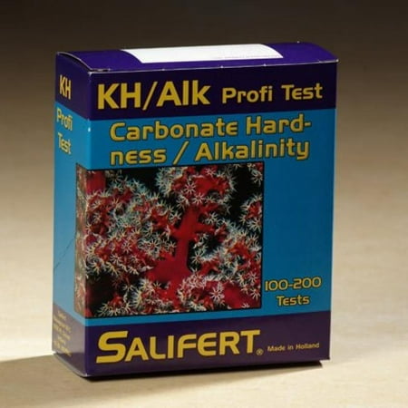 Salifert Carbonate Hardness & Alkalinity (Kh/Alk) Test Kit, 100-200 ...