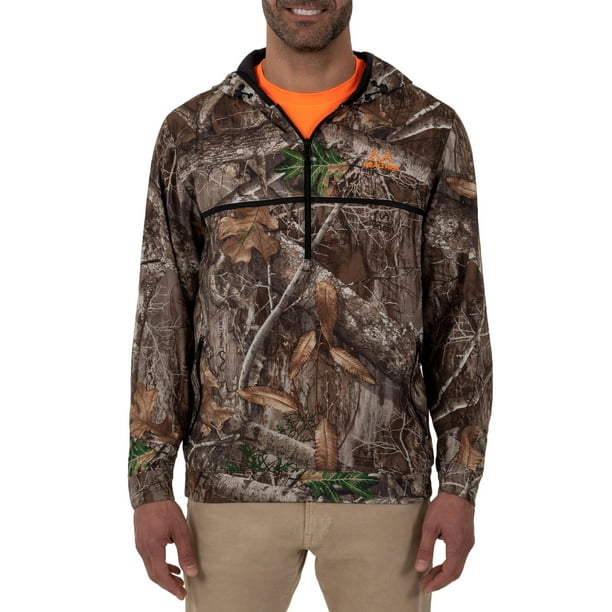Realtree - Realtree Men’s Performance Half Zip Jacket - Walmart.com ...