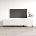 Nova 3K TV Stand for TVs up to 85", Mid-Century Modern Matte 73 ...