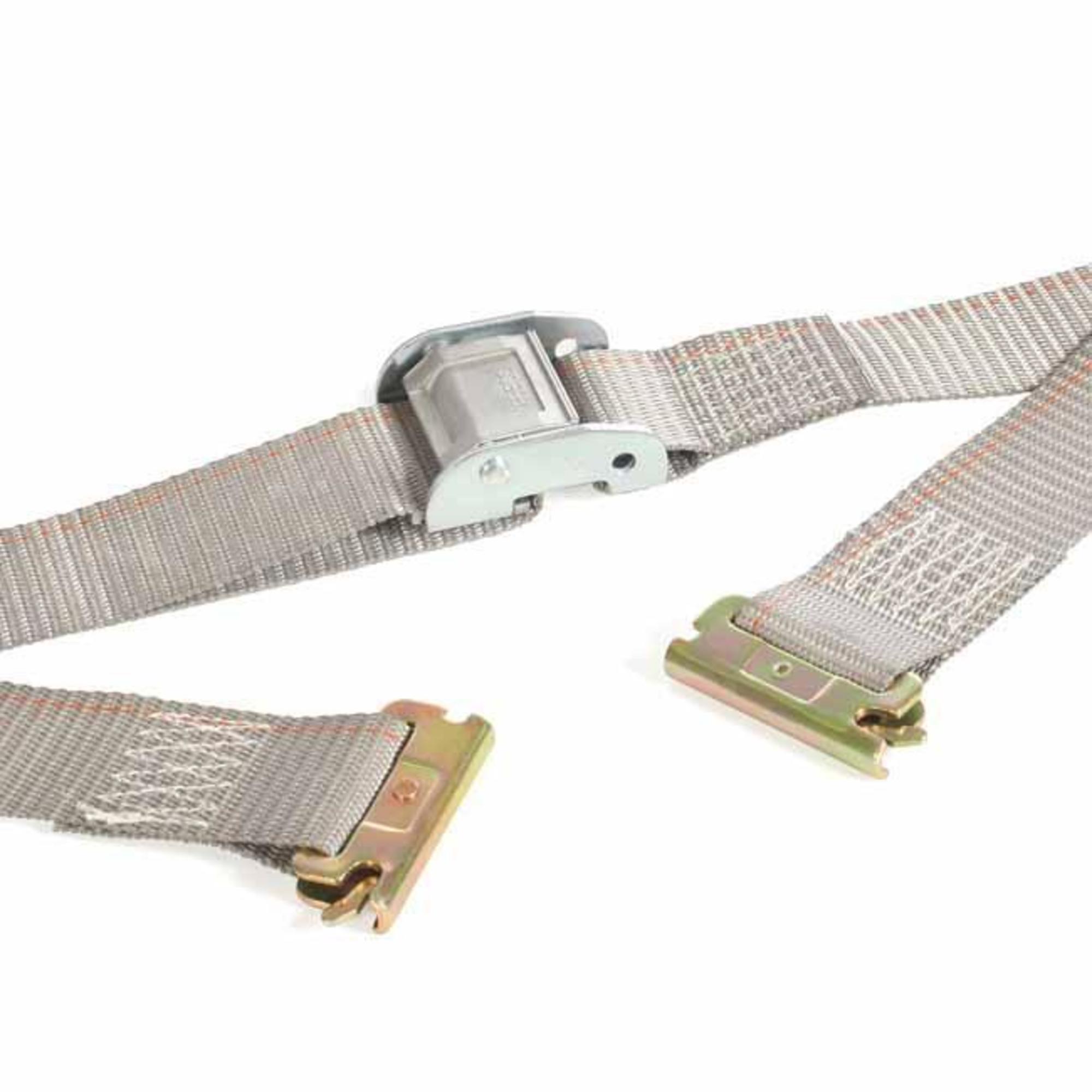 2" x 16' E Track Strap, Durable Cam Buckle Cargo TieDown, Heavy Duty ...