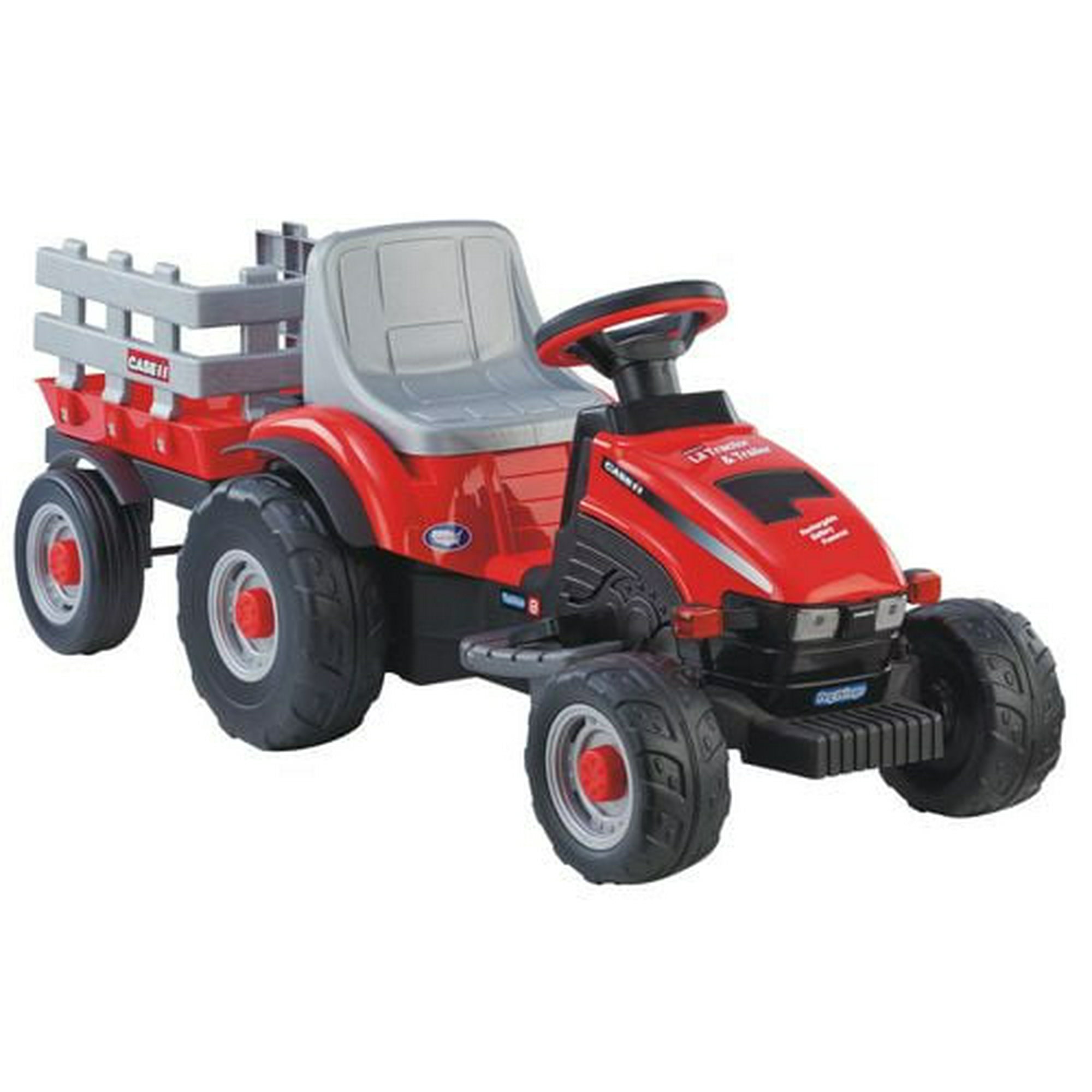 Click here for Peg Perego - Case Ih Lil Tractor And Trailer Ride-... prices
