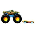 Hot Wheels Monster Trucks Chassis Snapper Diecast Car (Includes Crushed ...